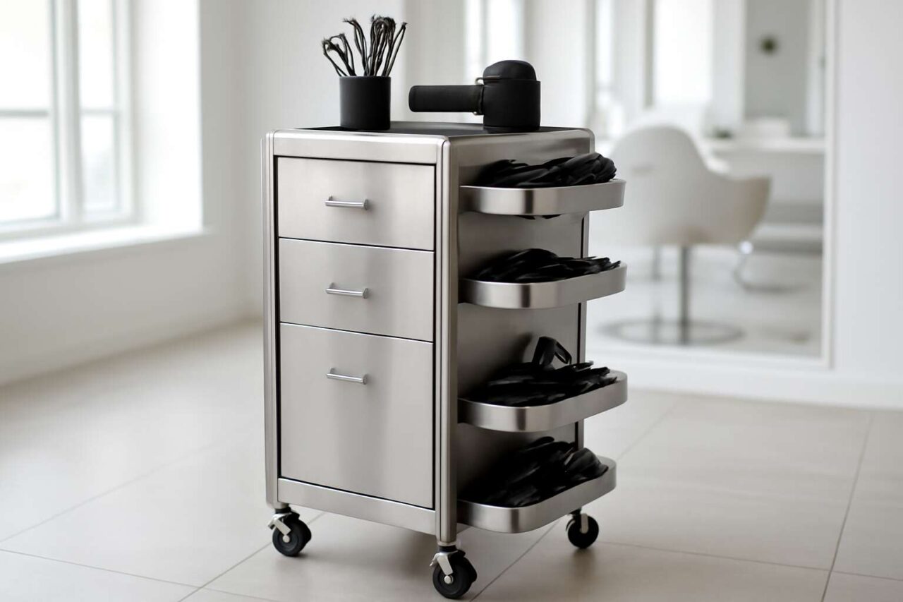 Upgrade your beauty workspace with a salon equipment rolling cart that ...